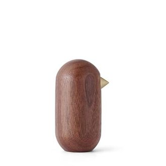 NORMANN COPENHAGEN 100245 Little Bird Deko-Vogel, Walnussholz, braun, 10x5,2cm
