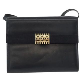 Ferragamo Sac bandouli&egrave;re doccasion - Femme - Pre-owned - Bleu - Taille: ONE Size