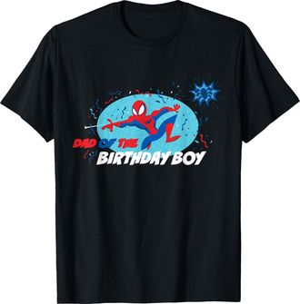 MARVEL Spider-Man Toon Family Party Dad of the Birthday Boy T-Shirt
