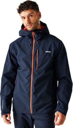 Regatta Mens Birchdale Outdoor Active Jackets Waterproof Shell Imperméable, Bleu, XXL Homme