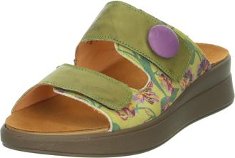 Think Damen Meggie Lederfutter Hausschuh, Apfel/Kombi 9110, 43 EU