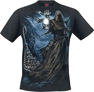 Spiral Ferryman Homme T-Shirt Manches Courtes Noir XXL 100% Coton Regular/Coupe Standard