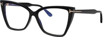 Tom Ford unisex, Accessoires, Noir, Taille: 55 MM Ft5844-B Optical Frame