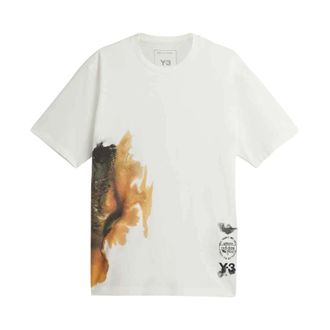 adidas Homme, Tops, Blanc, Taille: L Y-3 AOP Short Sleeve Tee