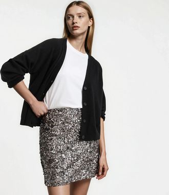 La Redoute Collections Gilet En Fine Maille Cachemire Boutonn&eacute;