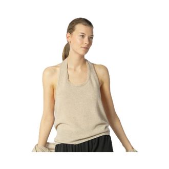Sminfinity Fluffy Halter Top - - Knitwear - Damen - Beige - M
