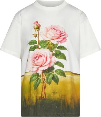 Silvian Heach Femme, Tops, Multicolore, Taille: 42 FR T-shirt &agrave; imprim&eacute; floral artistique