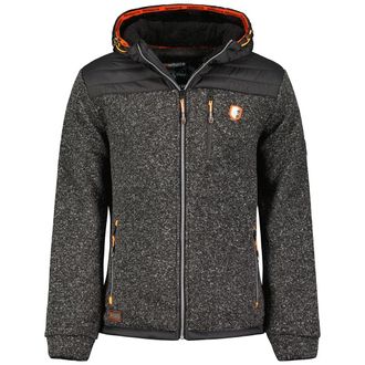Geographical Norway Toledoama Herren-Fleece, d&uuml;nn, warm, mit Rei&szlig;verschluss, f&uuml;r Herbst, Winter, Fr&uuml;hling, warm, lang&auml;rmlig, Pullover, weiches Fell, Komfort, Outdoor (Sch