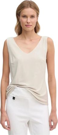 Joseph Ribkoff Femme, Tops, Beige, Taille: 42 FR Hauts sans manches