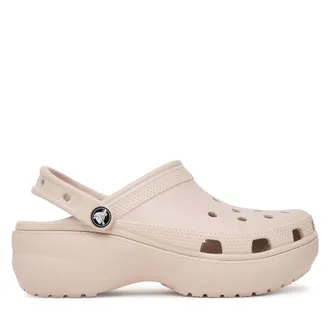 Crocs Pantoletten Crocs Classic Platform Clog 206750 Beige