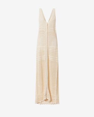 Isabel Marant Robe Zaro - Femme - &Eacute;cru - Taille 34 - Marant &Eacute;toile