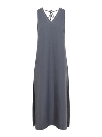 PESERICO Maxi Robe - Bleu Clair