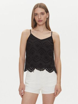 Pieces Top Vilde 17156563 Schwarz Regular Fit