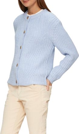 s.Oliver Weicher Strickcardigan aus Alpakamix