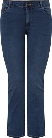Only Carmakoma Damen Caraugusta Hw St DNM Bj13964 Noos Jeans, Medium Blue Denim, 46W / 30L EU