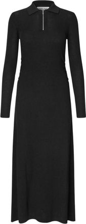 Sams&oslash;e & Sams&oslash;e Sanelly HZ Kleid - - Dresses - Damen - Schwarzk - XS