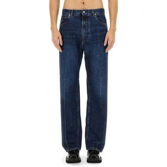 Dolce & Gabbana Jeans Oversize en Coton - Homme - Jeans - Bleu - Taille: XL