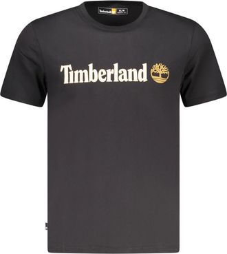 Timberland Homme, Tops, Noir, Taille: 2XL T-shirt &agrave; manches courtes