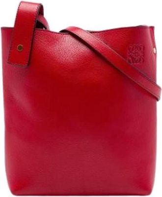 Loewe Sac seau Pre-owned - Femme - Pre-owned - Rouge - Taille: ONE Size
