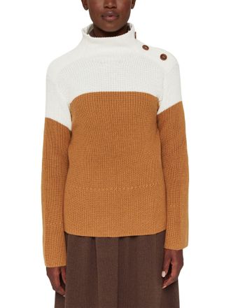 Esprit Damen 091EO1I302 Pullover, Off White, XL