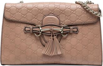 Gucci Hobo Bags - Medium Guccissima Emily Shoulder Bag - Gr. unisize - in Braun - f&uuml;r Damen