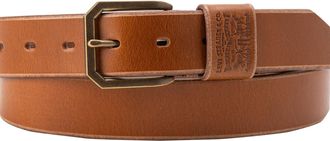 Levi's Wide Loop Two Horse Belts, Tobacco Brown, 90
