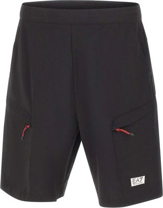 Emporio Armani Emporio Armani Ea7, Homme, Shorts, Noir, Taille: S Cargo Dynamic Athlete Bermuda Shorts