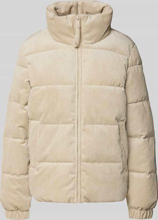 Tom Tailor Denim Regular Fit Puffer Jacket in Cord-Optik