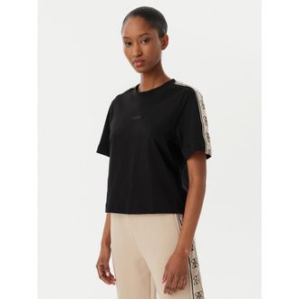 Guess T-Shirt V3RI08 I3Z14 Schwarz Relaxed Fit
