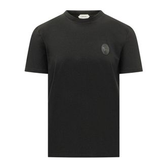 Versace Medusa Patch T-Shirt - - Tops - Herren - Schwarzk - L