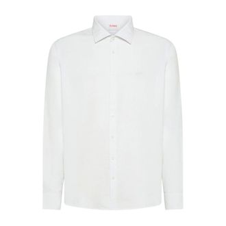 Sun 68 Homme, Chemises, Blanc, Taille: M Shirt Seersucker Solid L/S