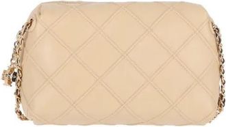 Tory Burch Tory Burch Hobo Bags - Mini Shoulder Bag Fleming - Ivory - Gr. unisize - in Beige - f&uuml;r Damen