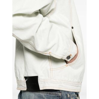 Daily Paper Clothing Monogram Hooded Jacket - White