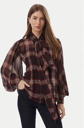 Bardot Bardot Hemd Cecile 60615TB Dunkelrot Relaxed Fit