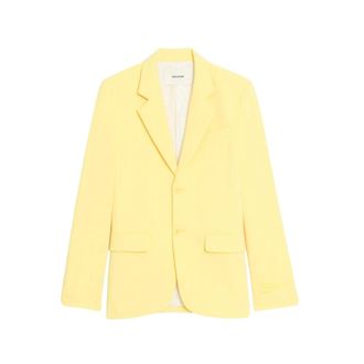 Zadig&Voltaire Femme, Vestes, Jaune, Taille: 36 FR Vanille Tailleur Blazer