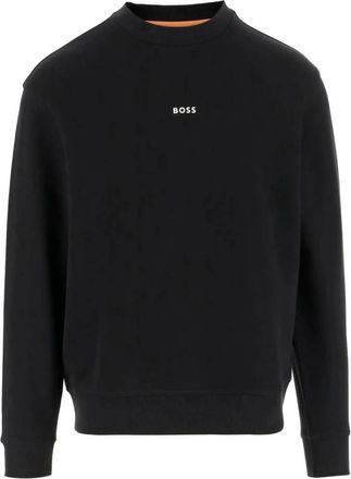 HUGO BOSS Homme, Sweatshirts et sweats &agrave; capuche, Noir, Taille: 3XL SweaT-shirt ras du cou