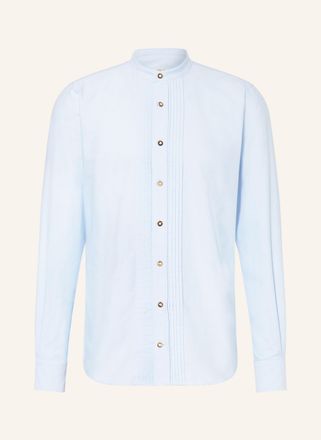 DU4 Trachtenhemd Fips Slim Fit Mit Stehkragen blau