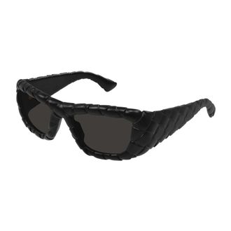 Bottega Veneta Femme, Accessoires, Noir, Taille: 56 MM Lunettes de soleil tiss&eacute;es
