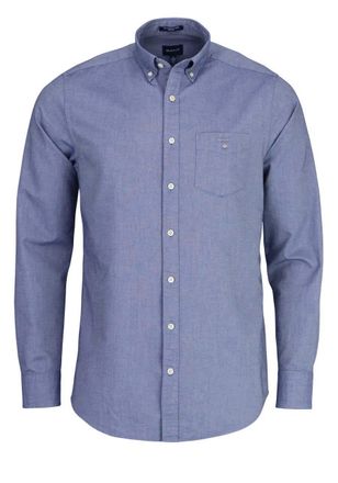 GANT Herren REG Oxford Shirt Klassisches Hemd, Persian Blue, 4XL