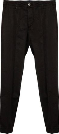 Fay Femme, Pantalons, Noir, Taille: W32 Chinos coupe cigarette slim