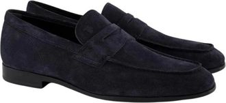 Tod's Homme, Chaussures, Bleu, Taille: 39 1/2 EU Mocassin Gommino