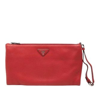 Prada Pochette Vintage Pre-owned - Femme - Pre-owned - Rouge - Taille: ONE Size