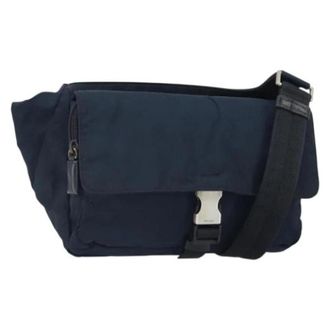 Prada Pre-owned Vintage Crossbody-Tasche aus Nylon - - Pre-owned - Damen - Blau - ONE SIZE
