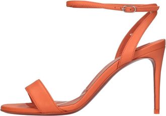 Christian Louboutin Femme, Chaussures, Orange, Taille: 36 EU Sandales Loubigirl 85