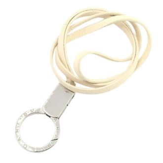 Bulgari unisex, Pre-owned, Beige, Taille: ONE Size Porte-cl&eacute;s en cuir Pre-owned