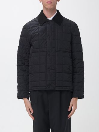 Givenchy Gesteppte Hemdjacke aus wasserdichtem Nylon mit Samtkragen