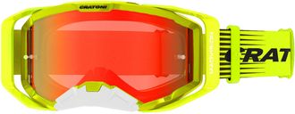 Cratoni MX GOGGLE MADVISION COLOR+ SPORT Fahrradbrille (neonyellow-red)