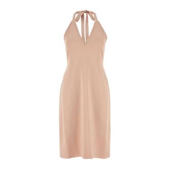 Ferragamo Rosa Viskosemischung Kleid - - Dresses - Damen - Rosa - M