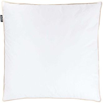 Beliani 3-Kammer-Kopfkissen ETNA Niedrig Entenfedern und Daunen 80 x 80 cm Wei&szlig;