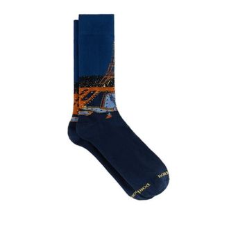Doré Doré Doré doré - bedruckte socken - blau